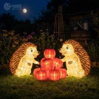 China Outdoor Waterproof Koala Tree Handmade Lantern Sculpture Zoo Garden Night Festival LED Light Decoration for sale