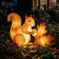 China Outdoor Waterproof Koala Tree Handmade Lantern Sculpture Zoo Garden Night Festival LED Light Decoration for sale