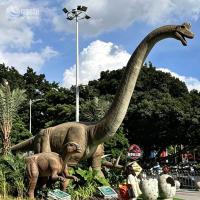 China High-Quality Dilophosaurus Dinosaur Model, Realistic Animatronic Dinosaur Statue for Dinosaur, Zoos and Amusement Exhibitions for sale