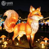China Custom Giant Elephant LED Lantern Sculpture, Outdoor Animal Light Installation for Zoo, Park & Cultural Festival Events for sale