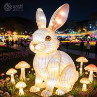 China Custom Large Peacock LED Lantern Sculpture, Spread‑Tail Peacock Bird Light Installation for Park & Cultural Festival for sale
