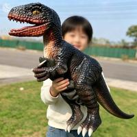 China Realistic Velociraptor Dinosaur Hand Puppet, Animatronic Dinosaur Puppet for Stage Performance & Exhibition for sale