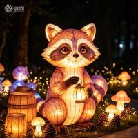 China Frog Lotus Water Scene Festival Lantern Animal Lantern Christmas Decoration New Year Decoration Lighting Engineering Design for sale