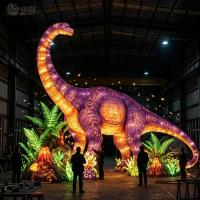 China Giant Fantasy Dragon Arch Festival Lantern Animal Lantern Lighting Engineering Design For Theme Park Entrance Festival Night Events for sale