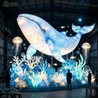 China Outdoor Festival Lighting Solution Giraffe Lantern Display For Theme Parks Services For Immersive Nature Experience And Tourism Projects for sale