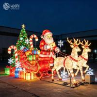 China Turn key Holiday Lighting Solution Santa Claus Lantern Display For Zoos Botanical Gardens And Cultural Tourism Destinations for sale