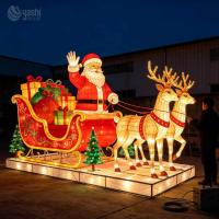 China Turn key Holiday Lighting Solution Santa Claus Lantern Display For Zoos Botanical Gardens And Cultural Tourism Destinations for sale
