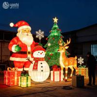 China Turn key Holiday Lighting Solution Santa Claus Lantern Display For Zoos Botanical Gardens And Cultural Tourism Destinations for sale