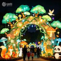 China Turnkey Immersive Festival Light Installation, Custom Ocean Themed Pattern Lanterns for Amusement Park and Zoo Holiday Decor for sale
