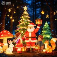 China Custom Premium Christmas Snowman Sculpture Lantern, Holiday Decor Lantern for Outdoor Parks Zoos and Theme Parties for sale