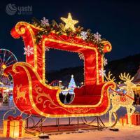 China Custom Large Outdoor Christmas Gingerbread House Arch Lantern, Waterproof Festival Light for Park, Mall, Theme Park Holiday Photo Decoration for sale