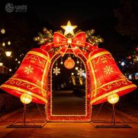 China Custom Large Outdoor Christmas Photo Frame Lantern, Waterproof Festival Light for Park, Mall, Theme Park Holiday Photo Decoration for sale