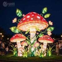 China Colorful Waterproof Tulip Festival Lantern, LED Flower Light Sculpture for Outdoor Theme Park Garden Holiday Light Display for sale