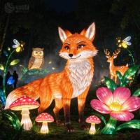 China Custom Waterproof Ocean Animal Light Sculpture, Octopus Jellyfish LED Festival Lantern for Water Park Light Festival Decoration for sale