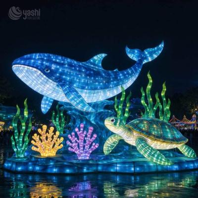 China Custom Marine Wildlife LED Festival Lantern, Zoo Turnkey Service with Design, Manufacturing and Global Installation for sale