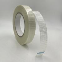 China Block Design Packaging Hot Melt Adhesive Glass Fiber Tape PSA Glue for sale