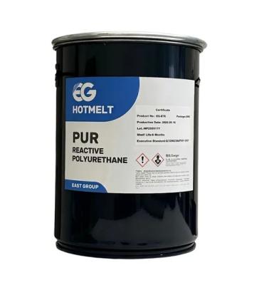 China PUR Hot Melt Adhesive with 50000mPa·s Melt Viscosity for Woodworking at 120ºC-140ºC Service Temperature and 78 ± 5 ºC Softening Point for sale