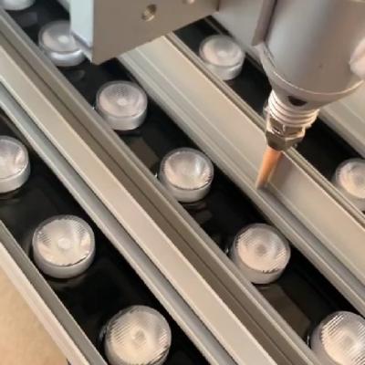 China Industrial Glue Dispensing Robot for Silicone Adhesive Application on Food Warm Keeping Boards Ensuring Consistent and Speed Ranged 1500*600*100mm for sale