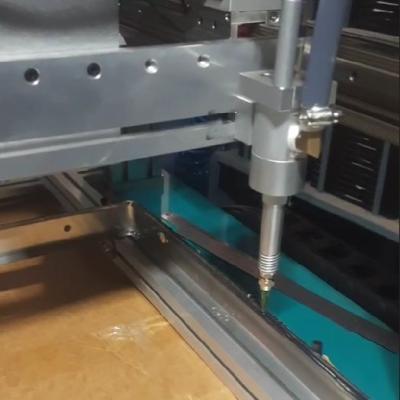 China Industrial 3 Axis Dispensing Robot PLC Control Robotic Dispenser For Electric Ceramic Cooker for sale