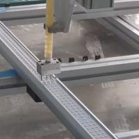 China 3 Axis Glue Dispensing Robot Providing Accurate and Adhesive Application for LED Flood Light Housing and Glass Cover Assembly for sale