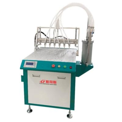 China Six Heads Glue Dispensing Robot 50Hz - 60Hz Automated Glue Dispenser For Back Lit Panel Light for sale