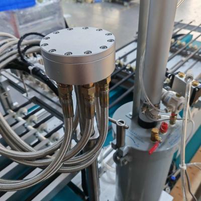 China 6 Heads Automatic Glue Dispenser T8 Glass Tube Gluing Dispenser 2600ml for sale