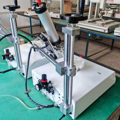 China Automatic Glue Dispensing Machine with Eight Station Revolution Disc and Auto Motor for Even Glue Distribution on LED Bulb Candle Light Products for sale