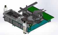 China High Speed Custom Assembly Equipment Back Lit Panel Light Assembly Machine for sale