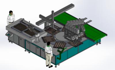 China High Speed Custom Assembly Equipment Back Lit Panel Light Assembly Machine for sale