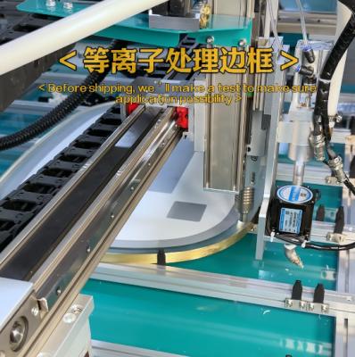 China Glue Dispensing Robot Smart Mirror Frame Plasma treatment and Gluing 01mm Accuracy for sale