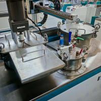 China Glue Potting Machine engineered for consistent glue application eliminating waste and ensuring encapsulation of lithium battery modules for sale