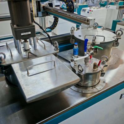 China Glue Potting Machine engineered for consistent glue application eliminating waste and ensuring encapsulation of lithium battery modules for sale