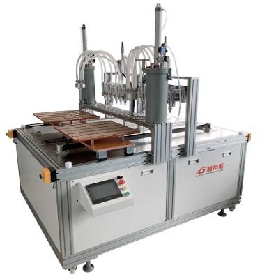China Multiple Heads LED Lighting Assembly Machine Silicone Dispensing System For Back Lit Panel Light for sale