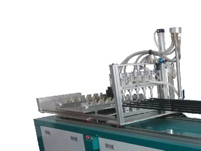 China Glue Dispensing Machine Integrating Feeding Tank Storage and Work Station Glue Dispensing for PCB and Glass Tube Assembly for sale
