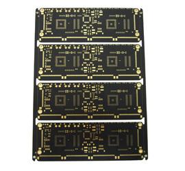 China Kingboard Pcb Panel Board Immersion Gold FR4 6 Layer Black Electronic Board Design for sale