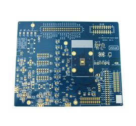 China universal pcb board FR-4 6 Layer Blue Immersion Gold  PCB for sale
