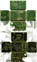 China 1/2Oz Ultra Thin Semi Flexible Pcb Substrate Flex Rigid Board 4 Layer for sale