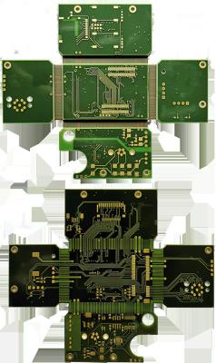 China 1/2Oz Ultra Thin Semi Flexible Pcb Substrate Flex Rigid Board 4 Layer for sale