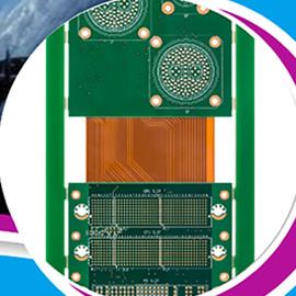 China 16 Layer Rigid Flex Circuit Boards Current High Space Flight 6.0mm for sale