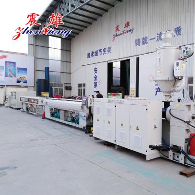 China HDPE Plastic Pipe Machine 2 - 5m / Min Gas Water Pipe Plastic Pipe Production Line for sale