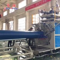 China Plastic Automated Pipe Machine 300MM - 3000mm Hollow Wall Winding Pipe Machine for sale