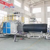 China Large Diameter Plastic Pipe Machine Smooth Wall Finish In Winding Ow Cost And High Output for sale