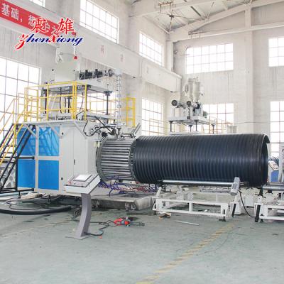 China Large Diameter Plastic Pipe Machine Smooth Wall Finish In Winding Ow Cost And High Output for sale