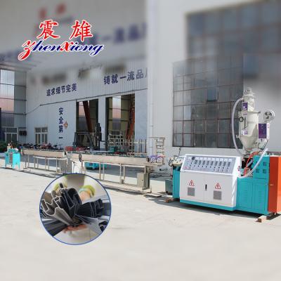 China Semi Automatic 22KW  pvc profile line Flexible pvc profile extruder machine for sale