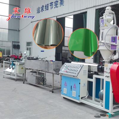 China PVC Single Screw Profile Production Line Slow Pvc Profile Extruder Machine for sale