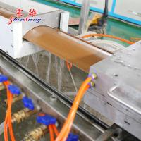 China Wood Plastic Profile Production Line with Twin Conical Screw Extruder for sale