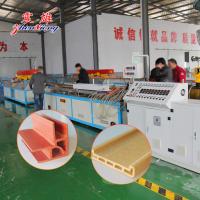 China 37KW Eco Friendly Plastic Profile Production Line Wood Extrusion Plastic Manufacturing for sale