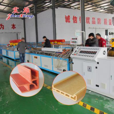 China 37KW Eco Friendly Plastic Profile Production Line Wood Extrusion Plastic Manufacturing for sale