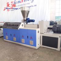 China PLC Weather Resistance Plastic Profile Production Line PVC Window Door Profile Production Line for sale