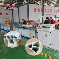 China Customizable Plastic Profile Production Line Smooth Door Profile Extrusion 37KW for sale
